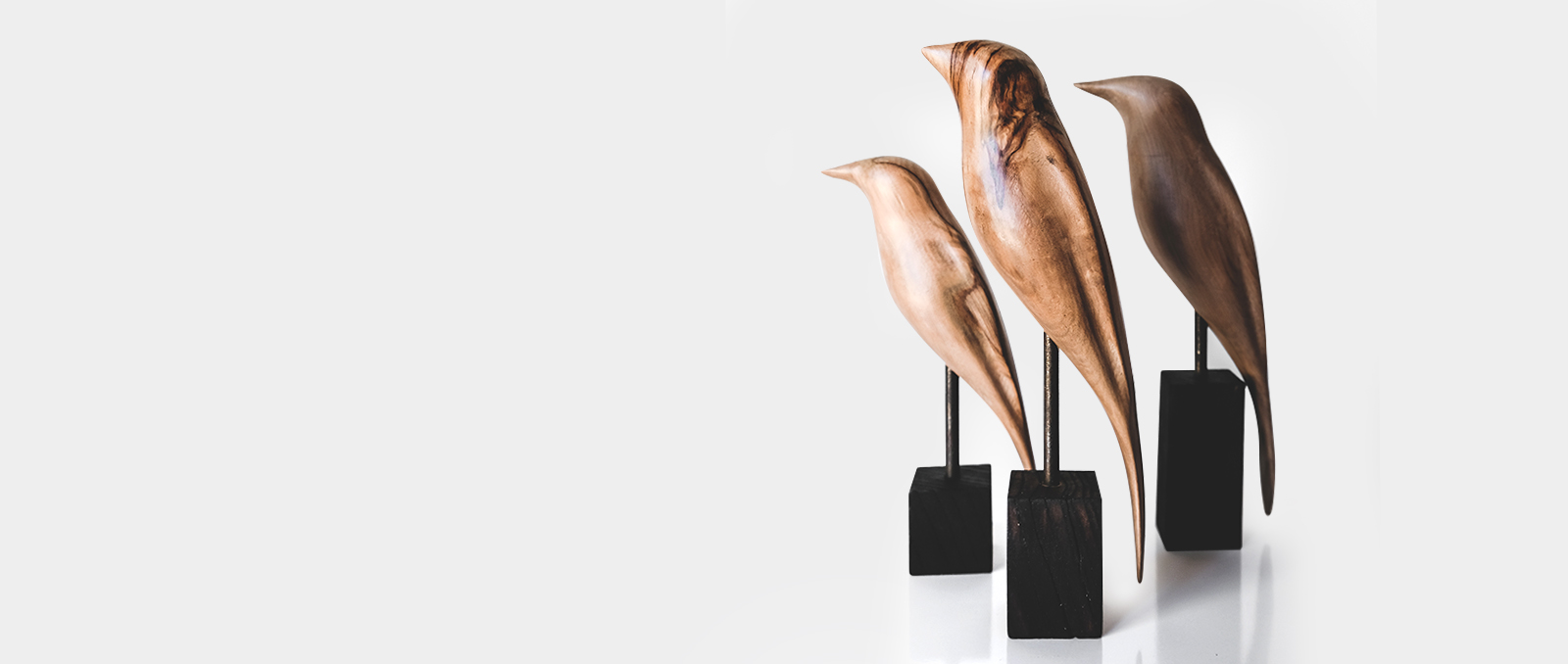 Carved Native BIrds - Bearwood Workshop Wanaka