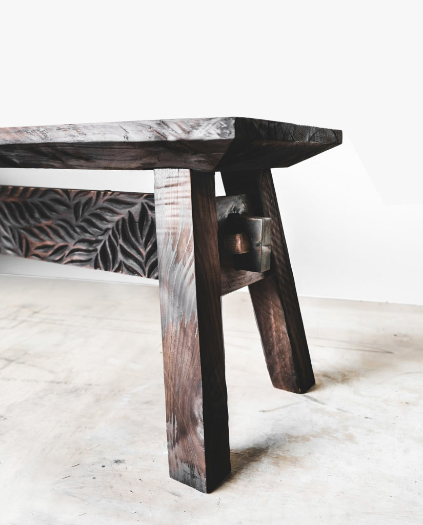 Rustic Bench - Bearwood Workshop Wanaka