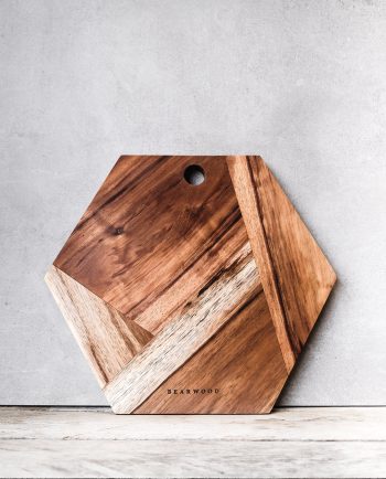 Hexagonal Chopping - Serving Board - Bearwood Workshop Wanaka