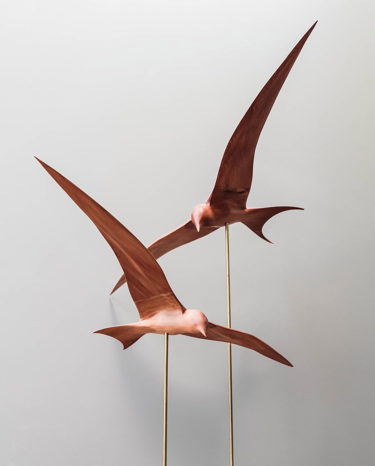 Wooden Fairy Tern sculpture